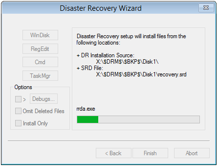 Prepare and execute EADR - Cell Server on Windows 2012 R2 and Data ...